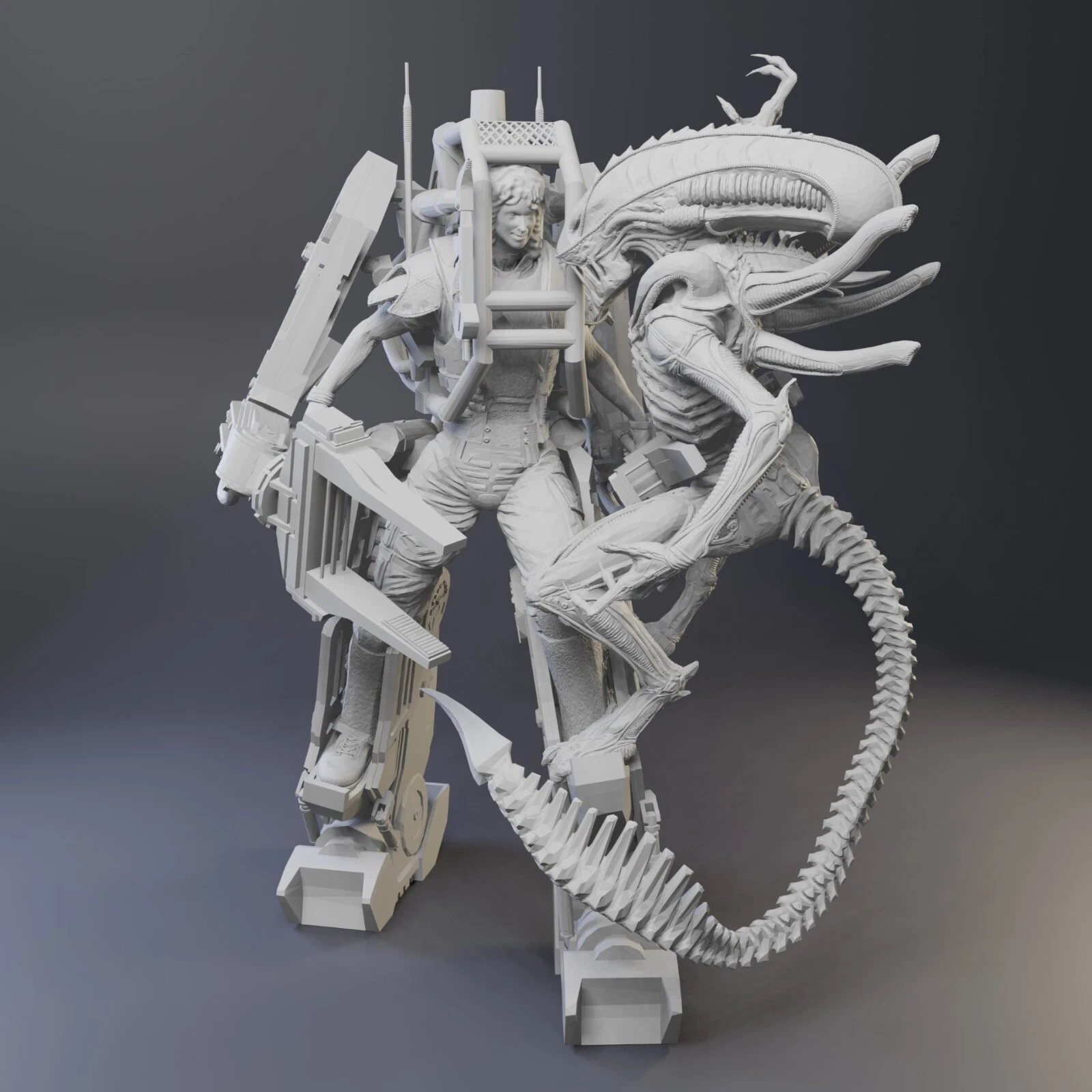 Alien Ripley 5 Figure Set Loader Astronaut Flight Battle Newt 1:24