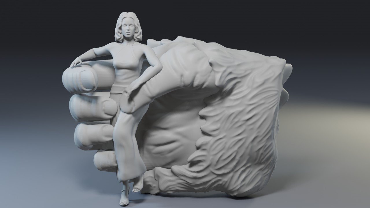 King Kong with Jessica Lange Figure - 1:24