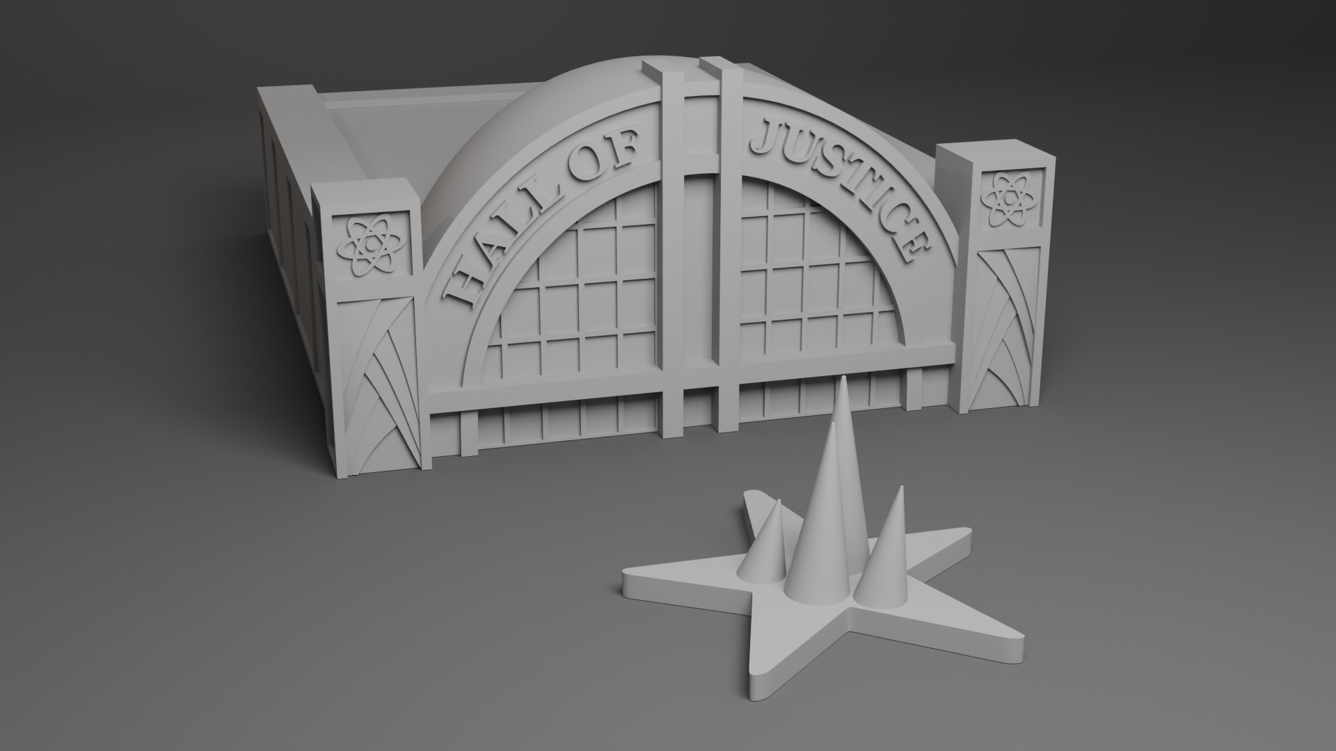 Justice League Hall of Justice Headquarters