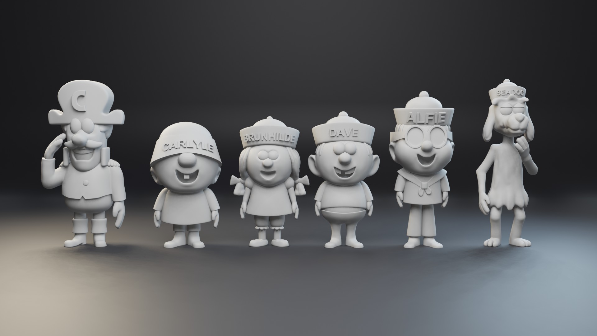 Captain Crunch - 6 Figure Set - 1:24