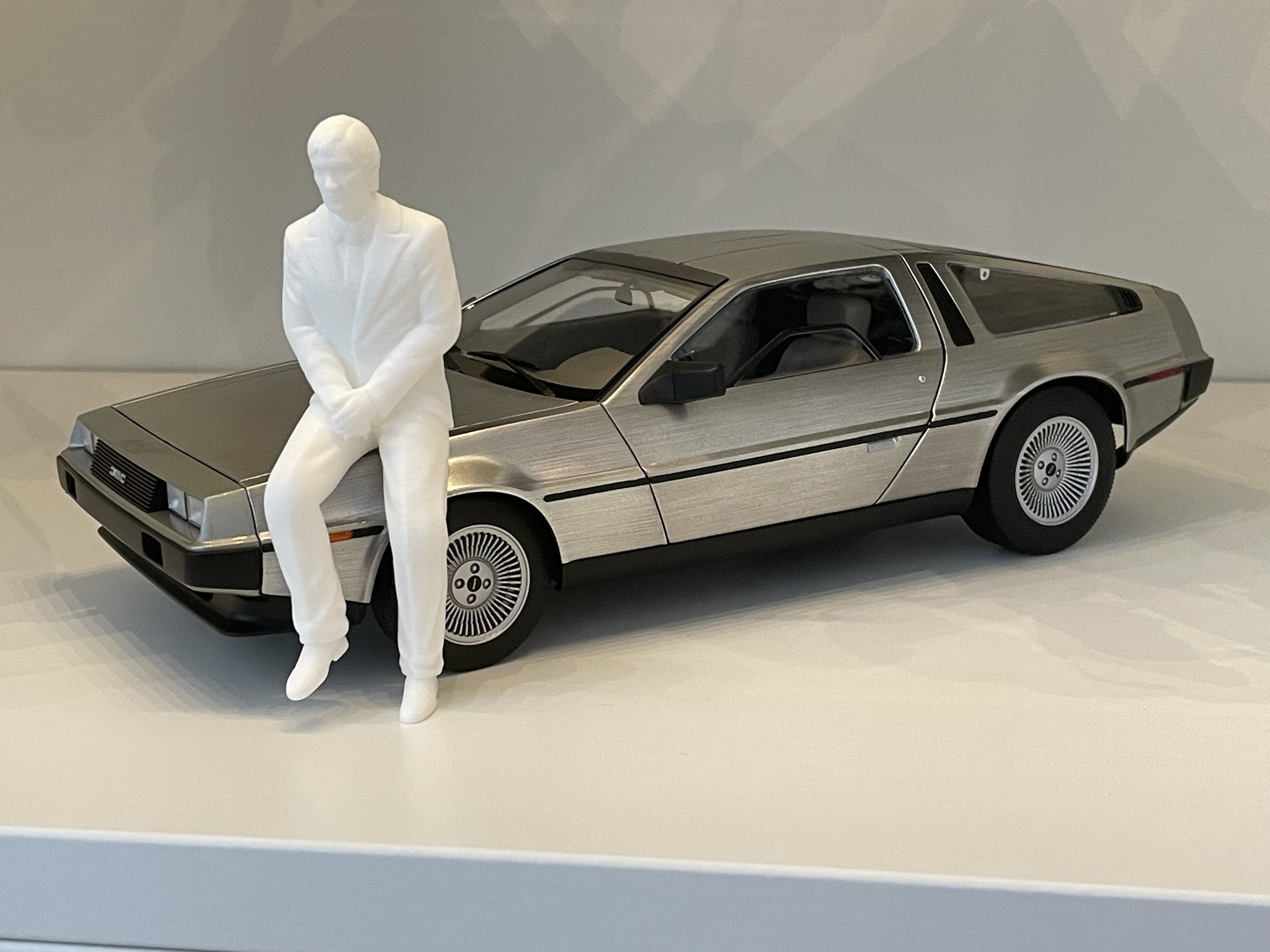 John DeLorean Figure - 1:18 Scale